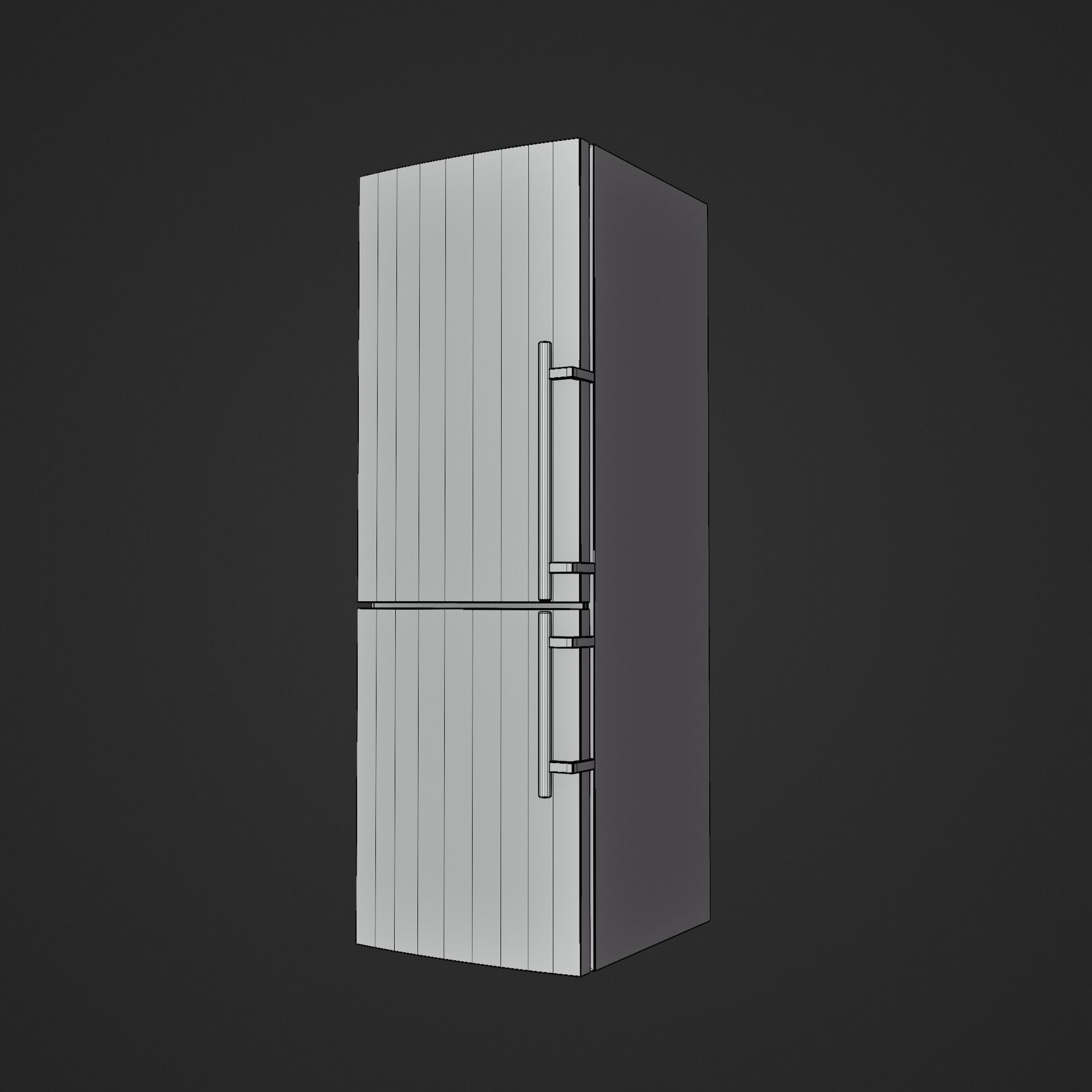 Modern Steel Fridge 3D model | CGTrader