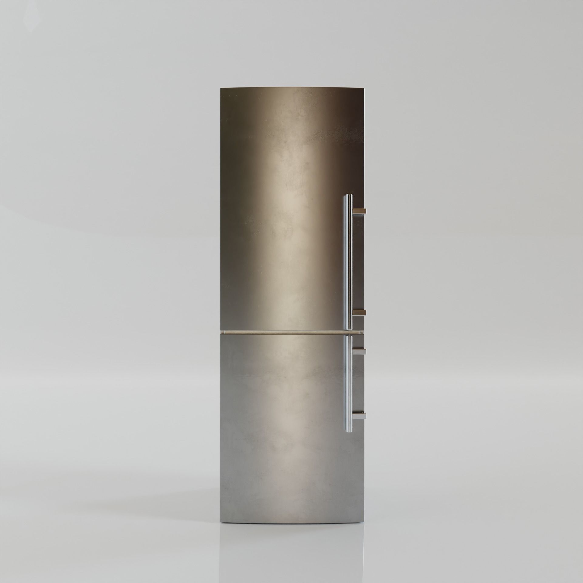 Modern Steel Fridge 3D model | CGTrader