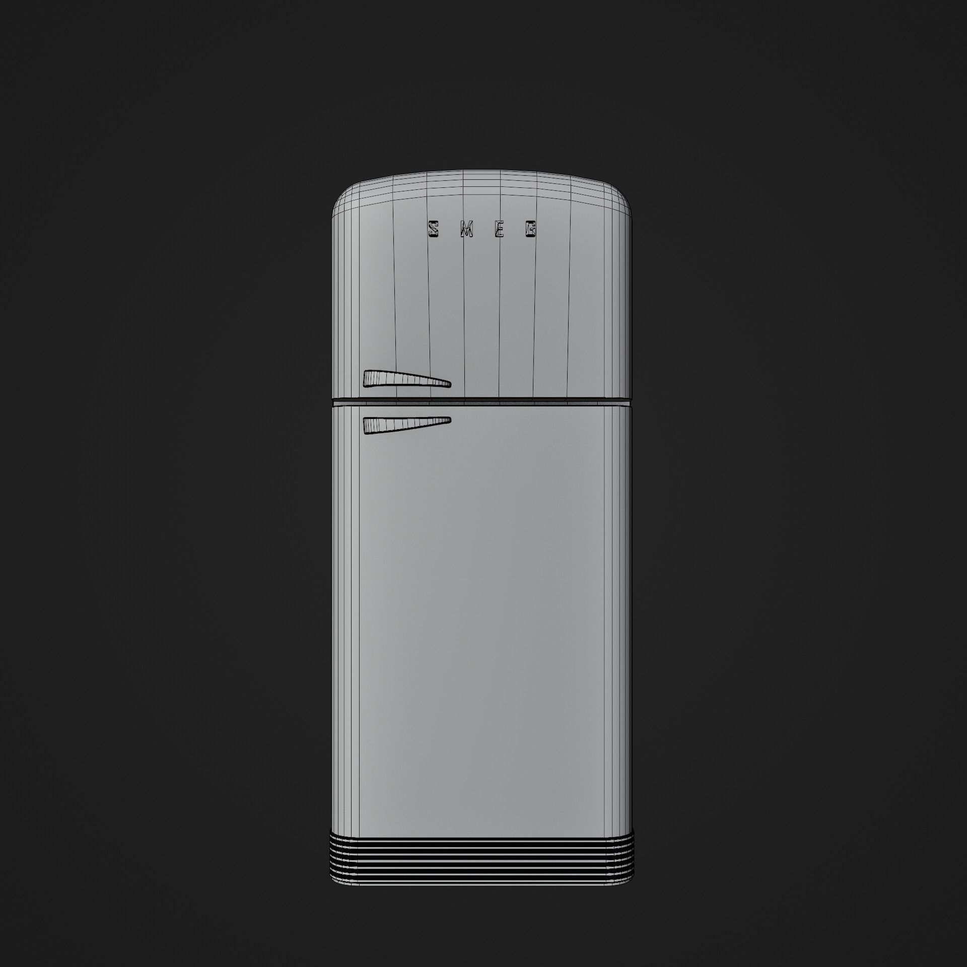 Classic Smeg Fridge 3D model | CGTrader