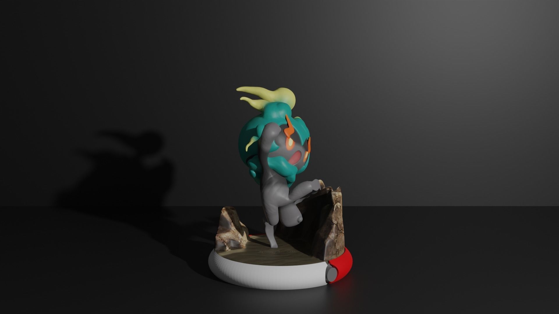 Marshadow pokemon 3D print model 3D model 3D printable | CGTrader