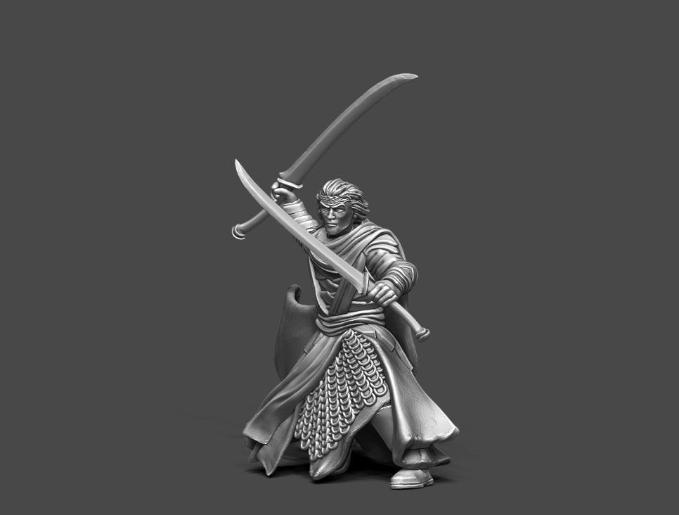 Elf warrior - 35mm scale 3D model 3D printable | CGTrader