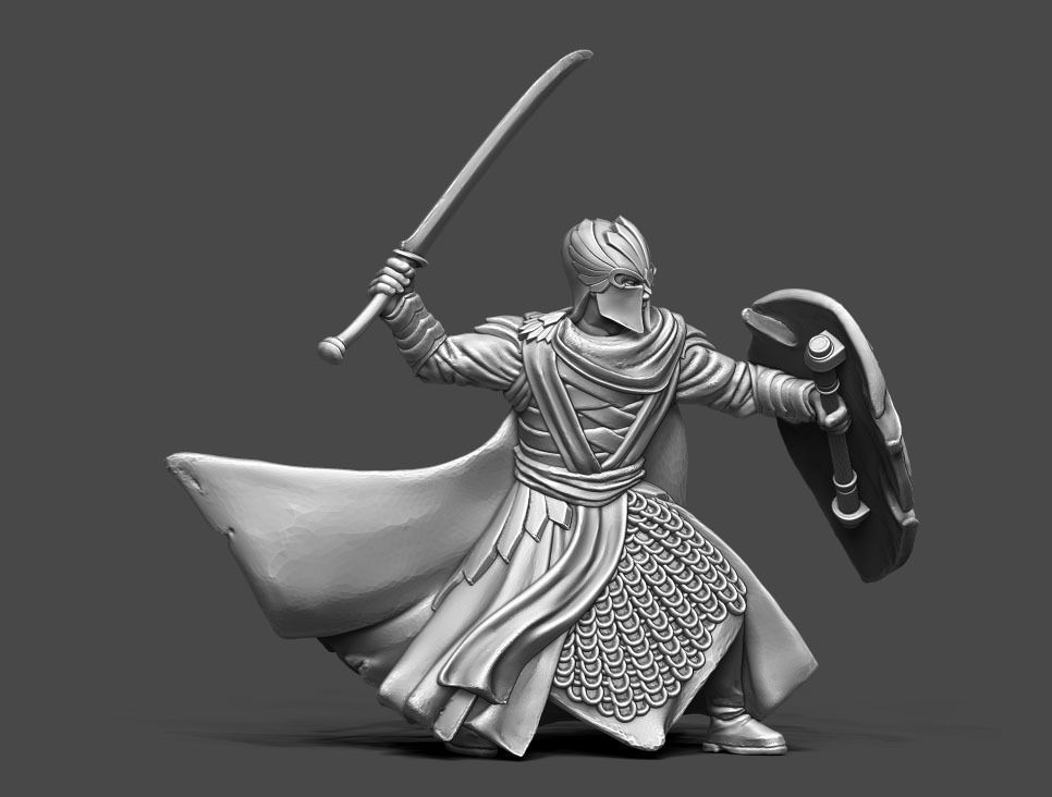 Elf warrior - 35mm scale 3D model 3D printable | CGTrader