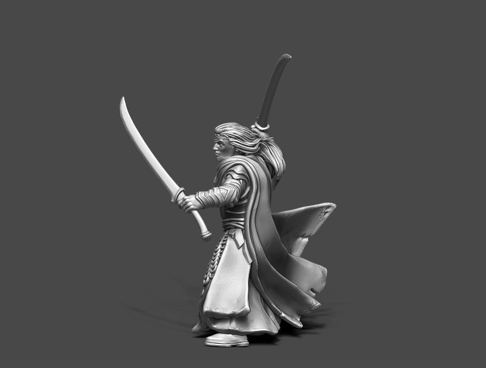 Elf warrior - 35mm scale 3D model 3D printable | CGTrader