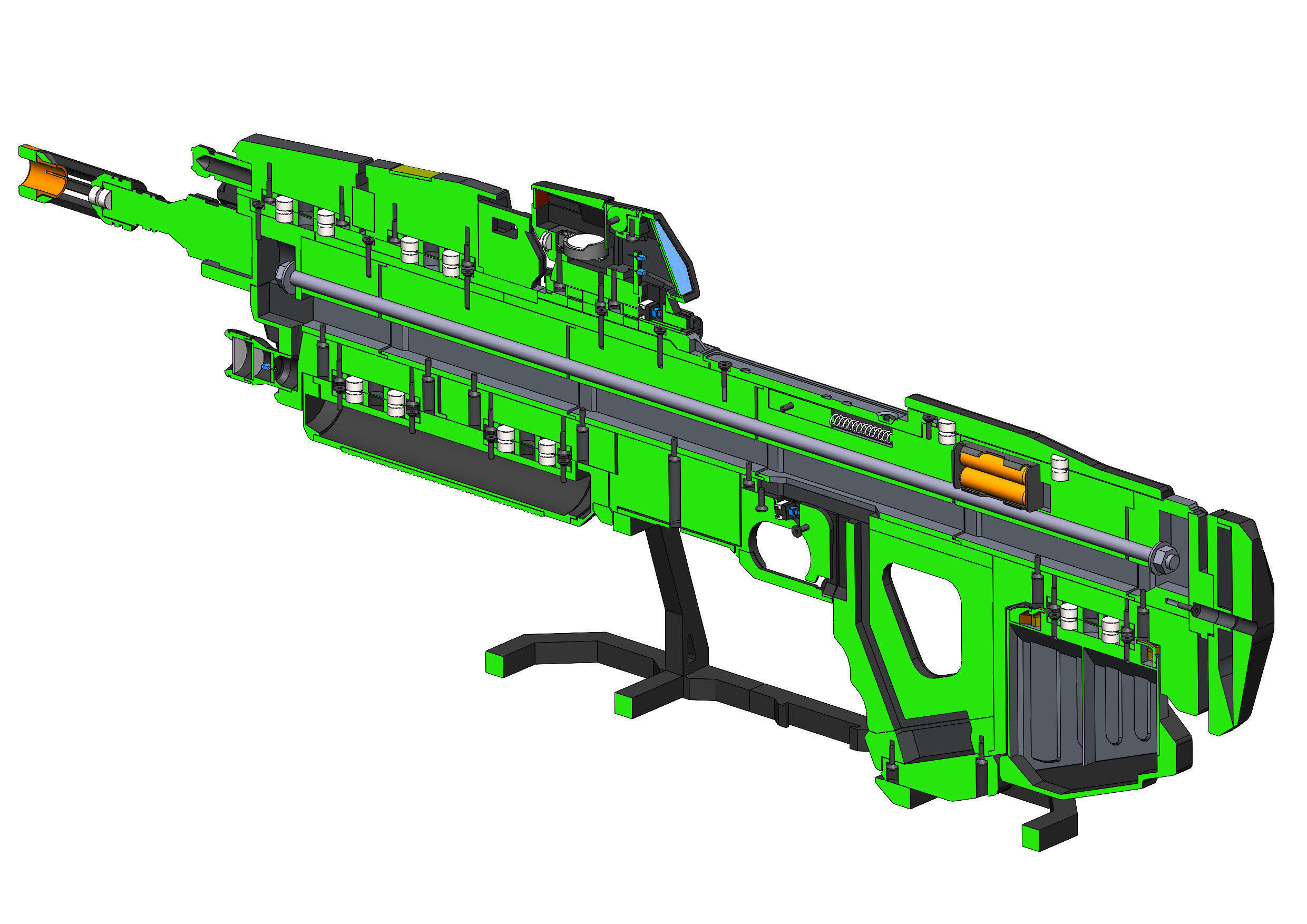 MA40 Blaster - Halo - Commercial - Printable model - STL 3D model 3D ...