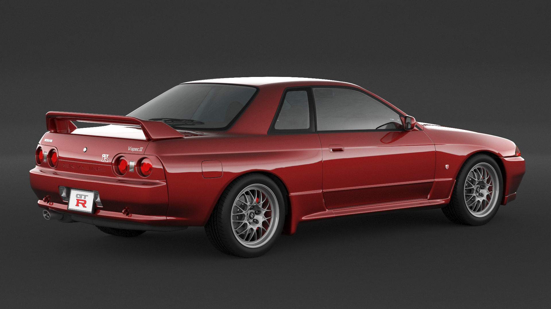 Nissan Skyline GT-R R32 V-spec II 3D model | CGTrader