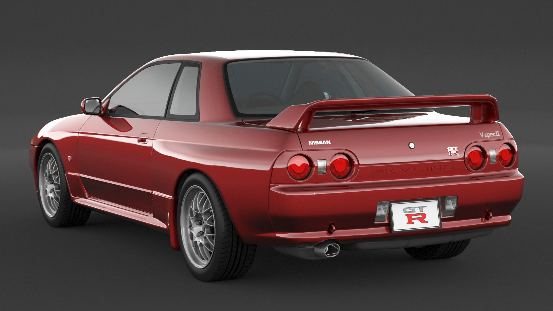 Nissan Skyline GT-R R32 V-spec II 3D model | CGTrader