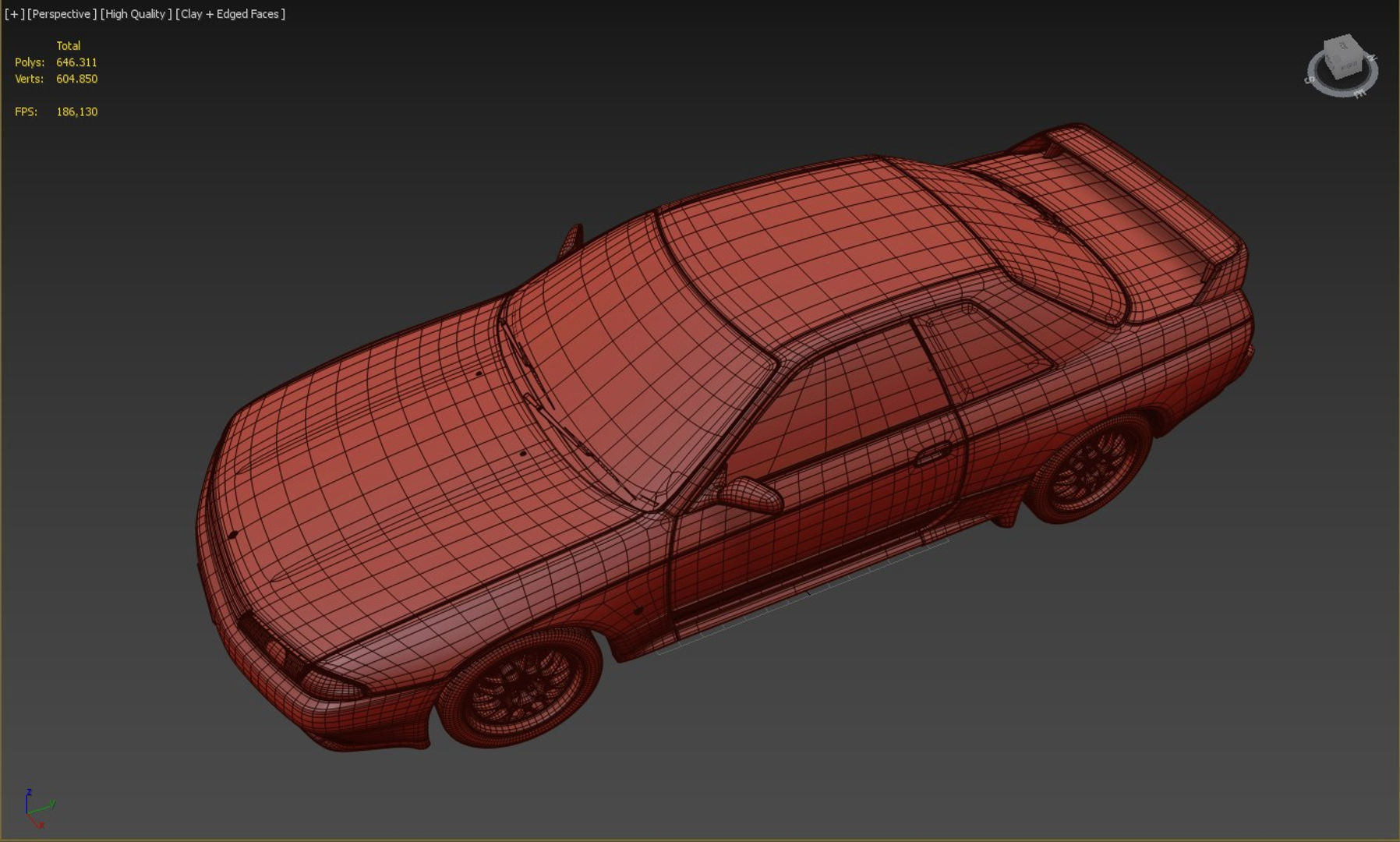 Nissan Skyline GT-R R32 V-spec II 3D model | CGTrader