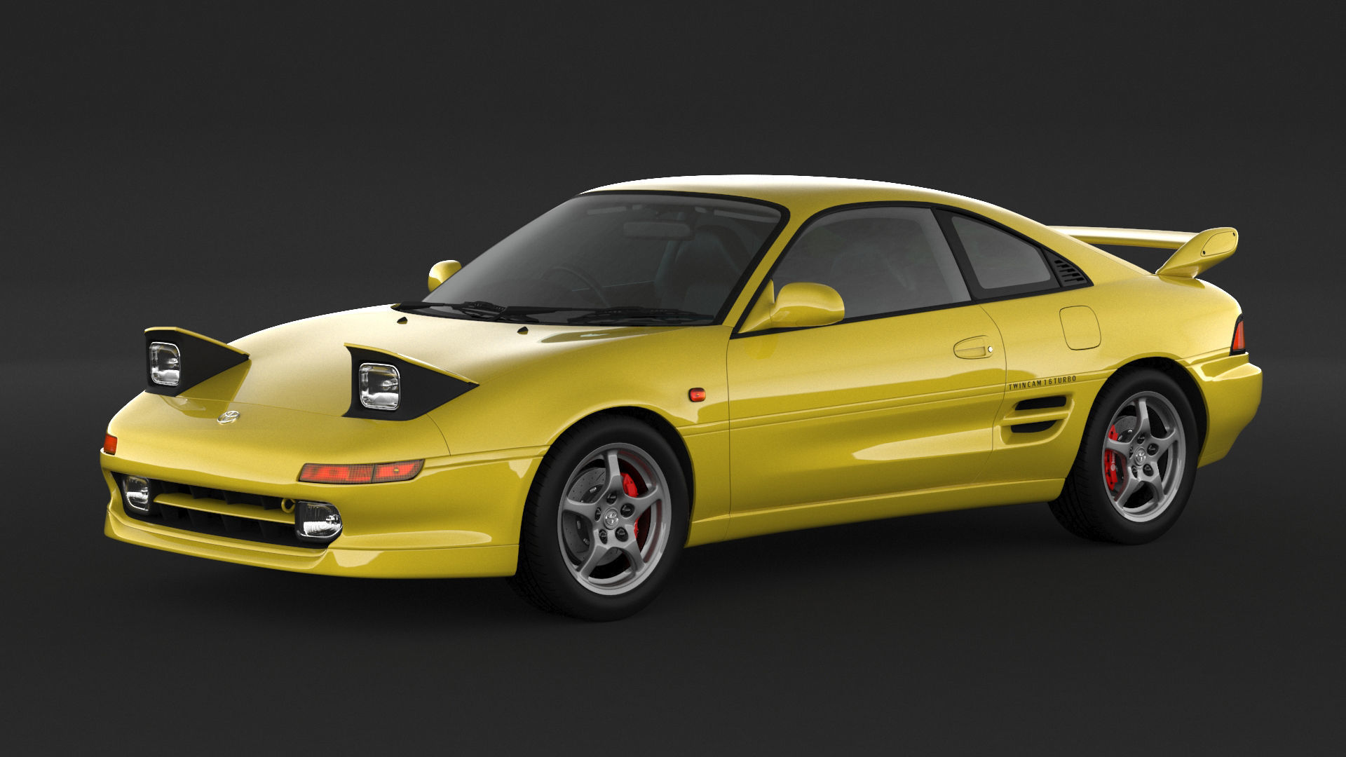 Toyota MR2 GT-S 3D model | CGTrader
