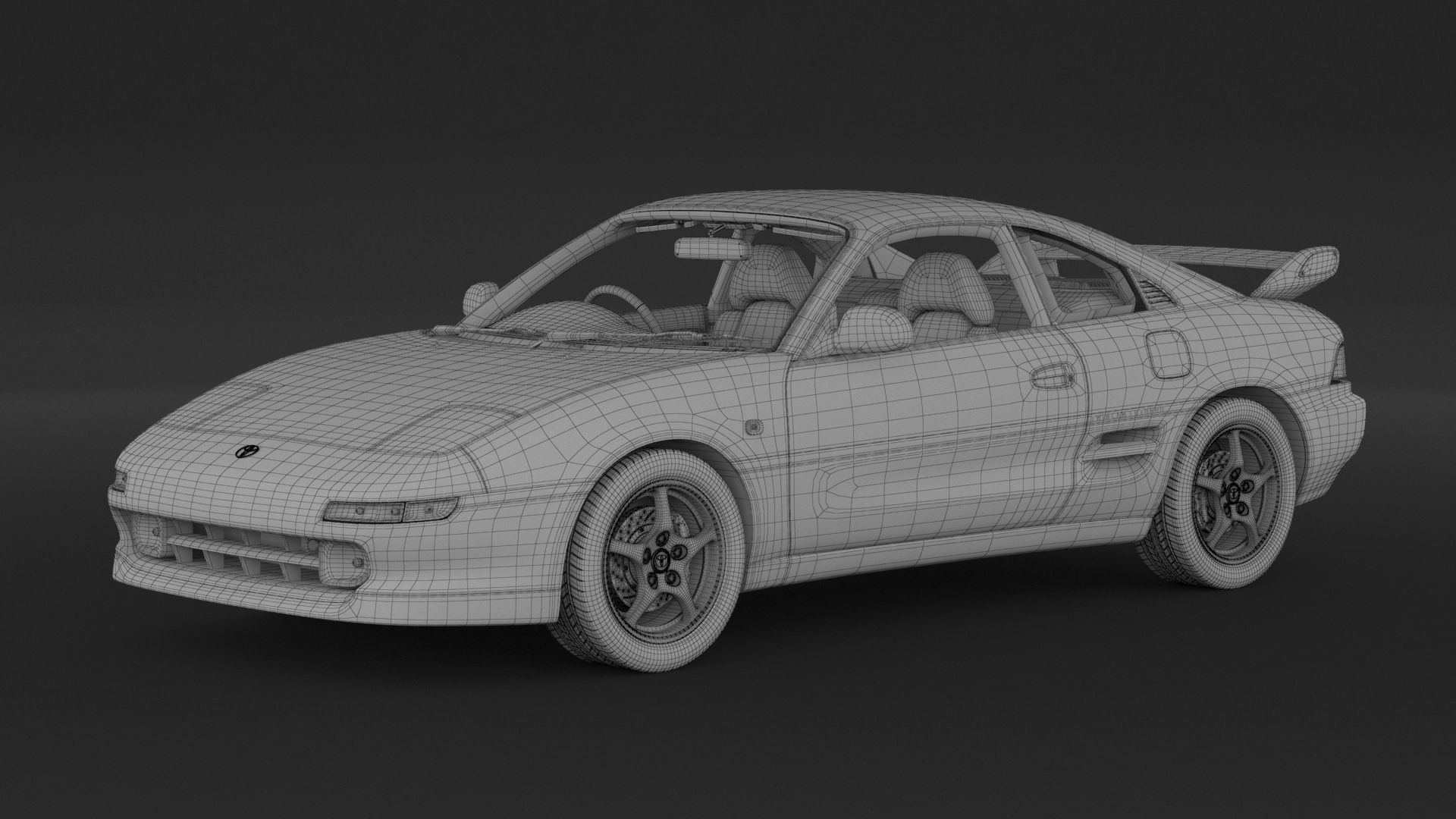 Toyota MR2 GT-S 3D model | CGTrader