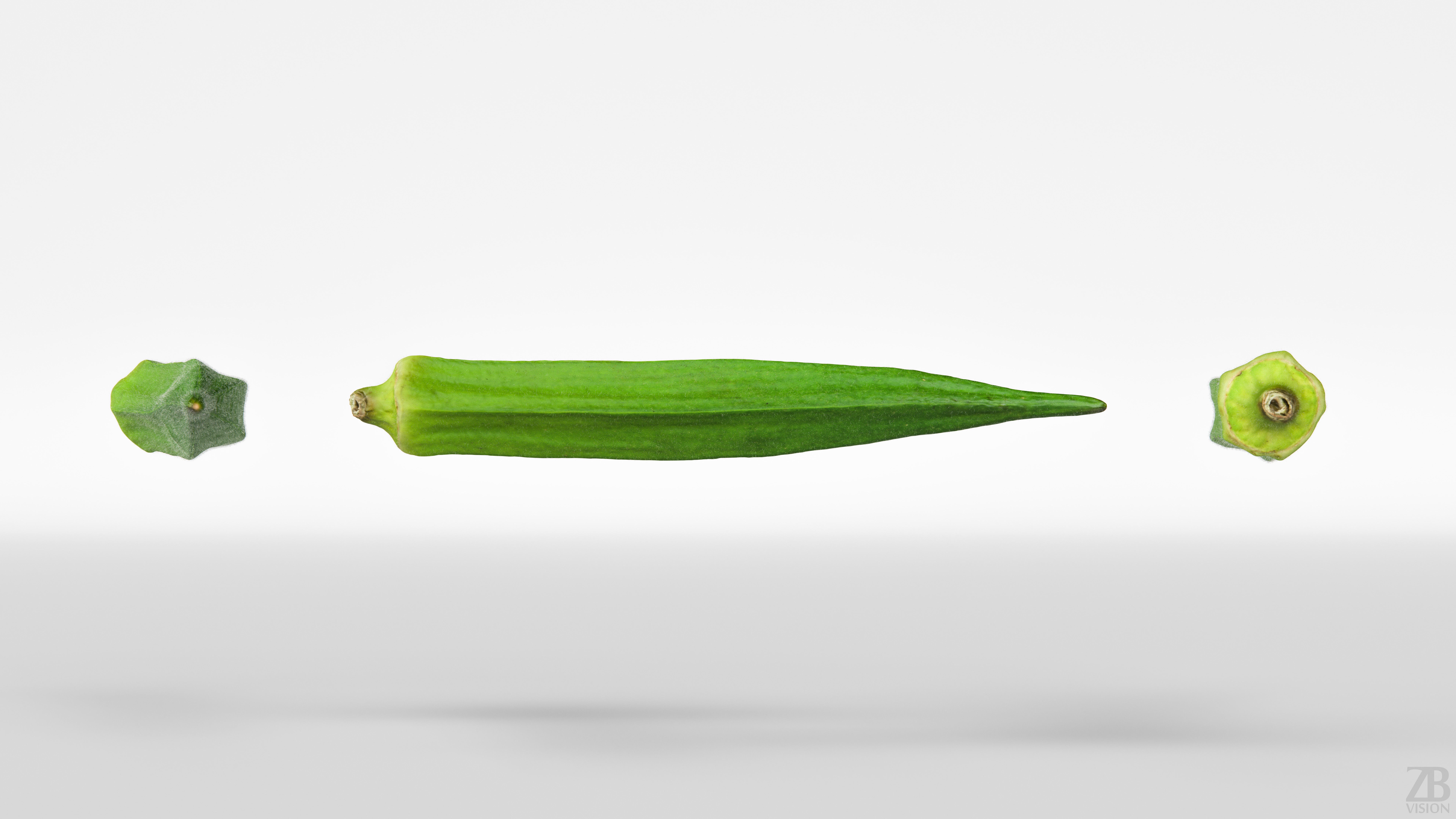 Okra 3D model | CGTrader