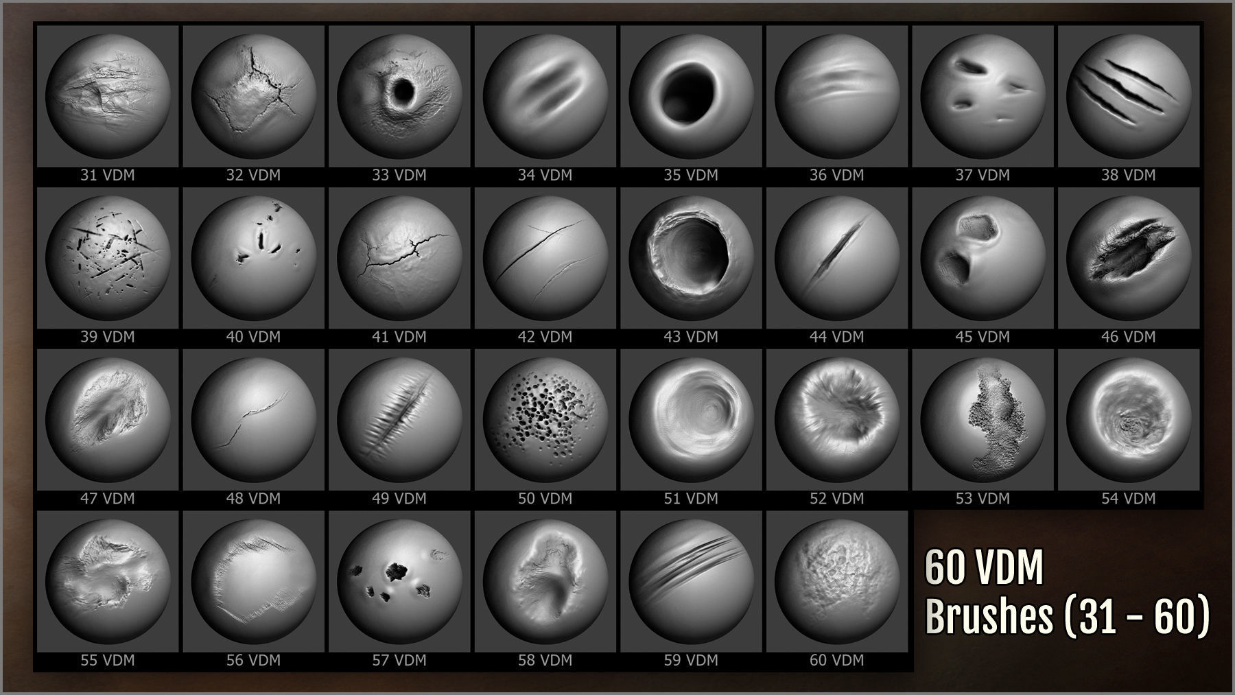 Damage Maker for ZBrush and Blender Texture | CGTrader