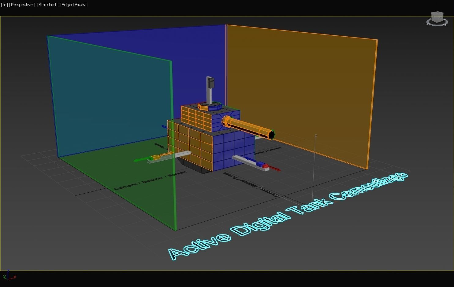 Active Adaptive Digital Tank Camouflage - Concept 3D model | CGTrader