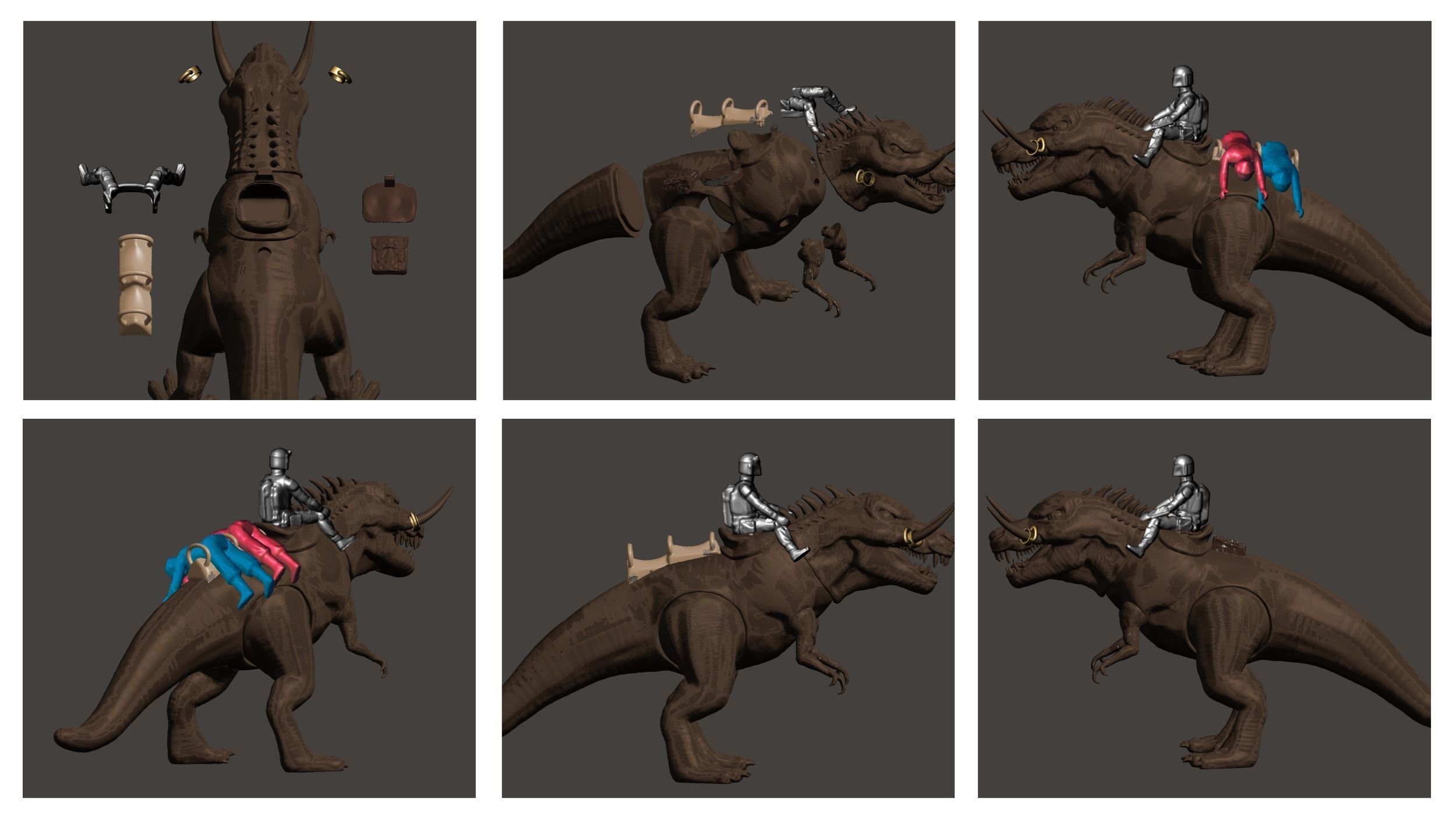 Star Wars Mandalorian Concept Mythosaur Vintage Scale Model 3D model 3D ...