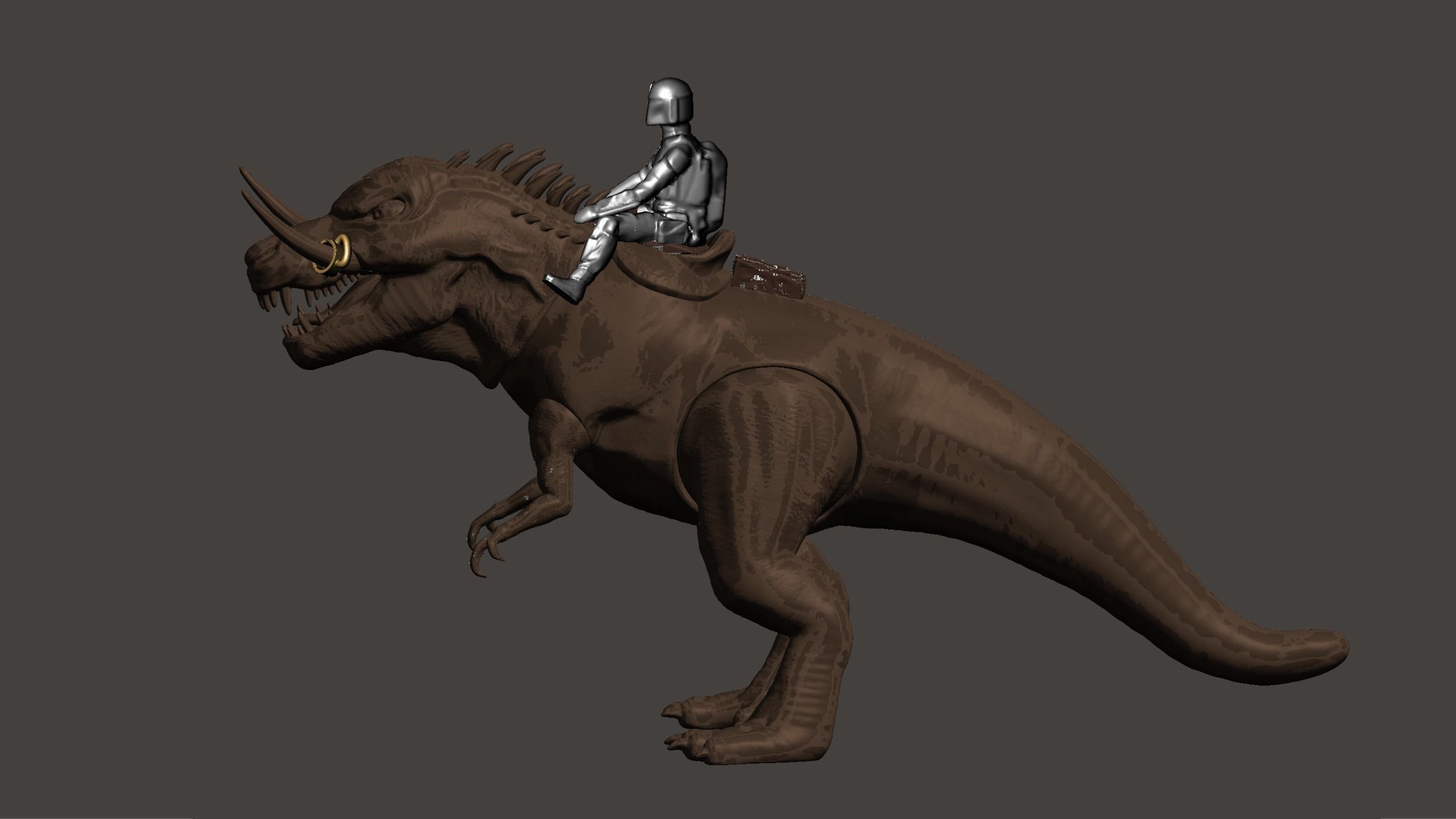 Star Wars Mandalorian Concept Mythosaur Vintage Scale Model 3D model 3D ...