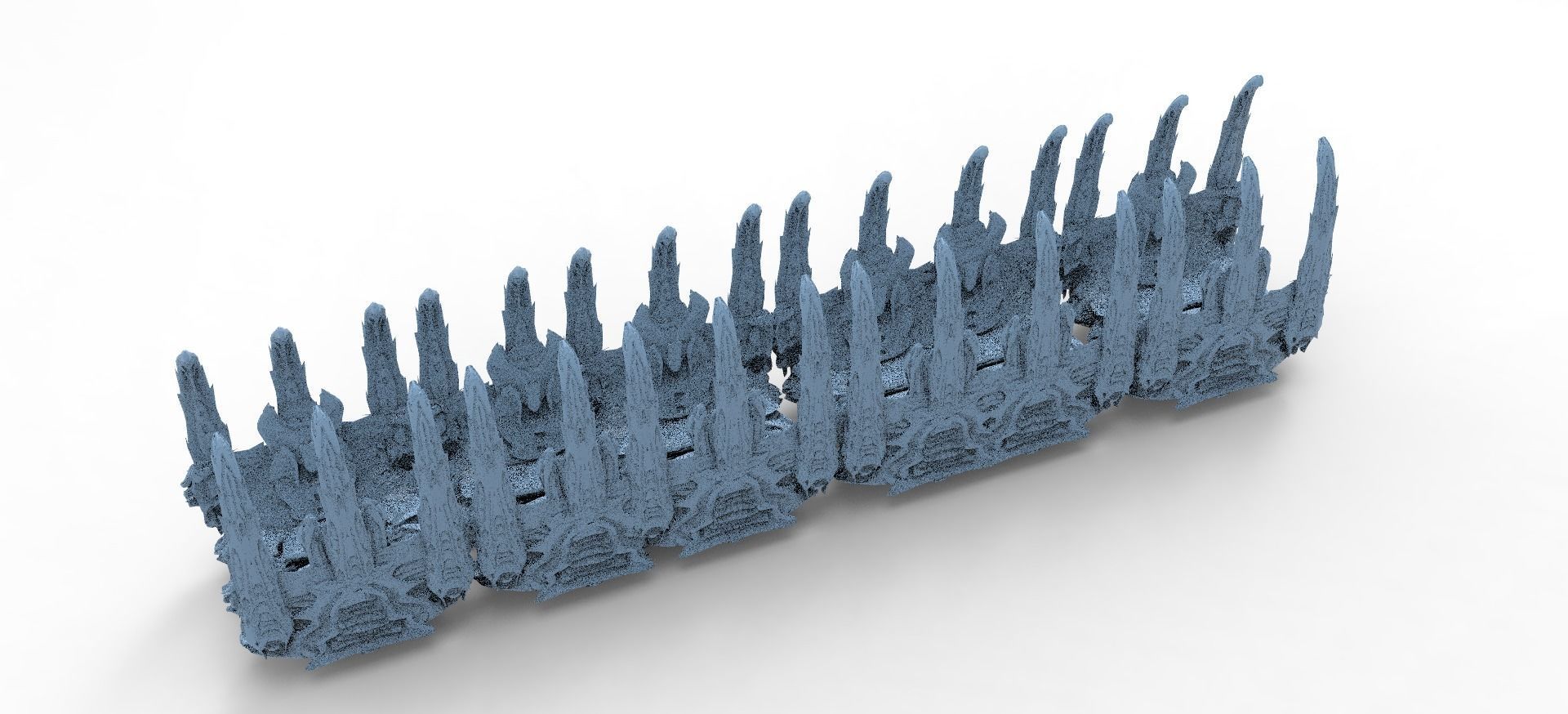 Alien organic Robot Arch Bridge 3D model | CGTrader