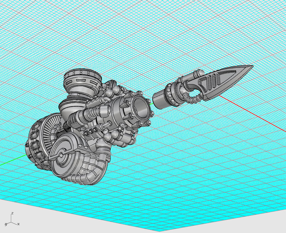 Project Dominator Hellbringer-S Close Assault Variant 3D model 3D ...