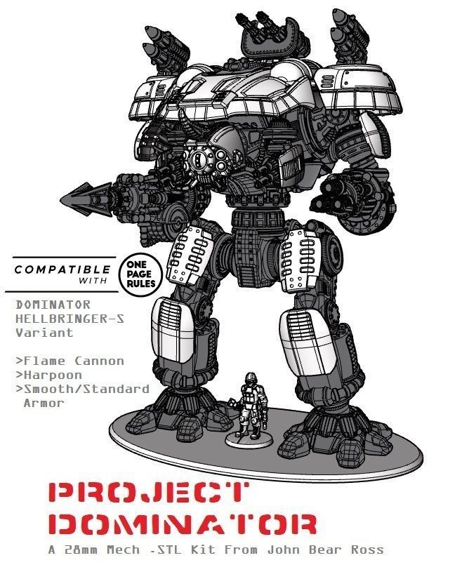 Project Dominator Hellbringer-S Close Assault Variant 3D model 3D ...