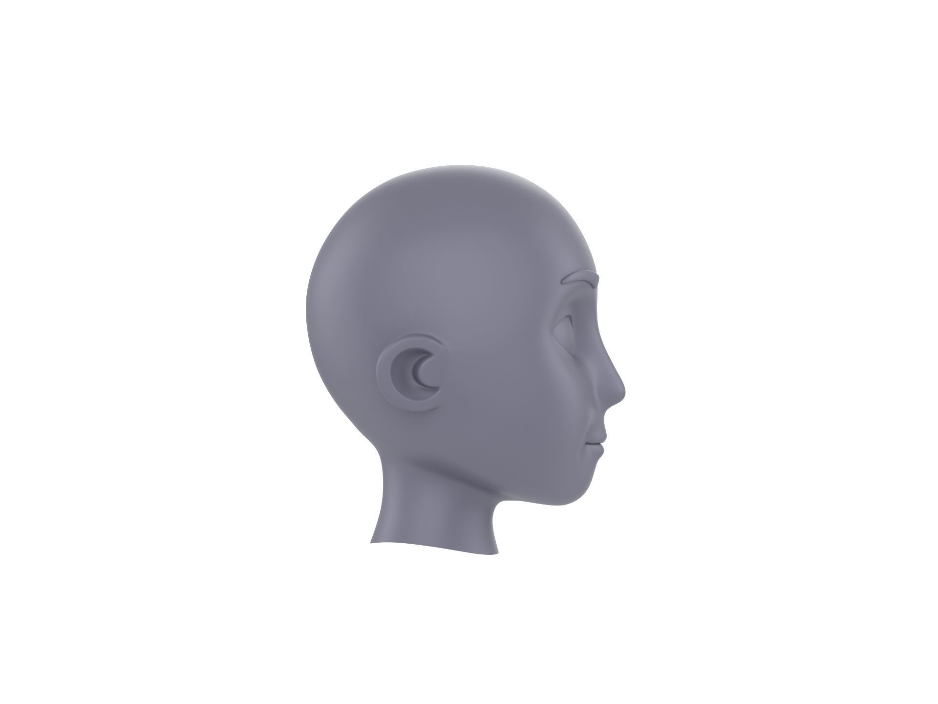 Prop225 Base Head Mesh 3D model | CGTrader
