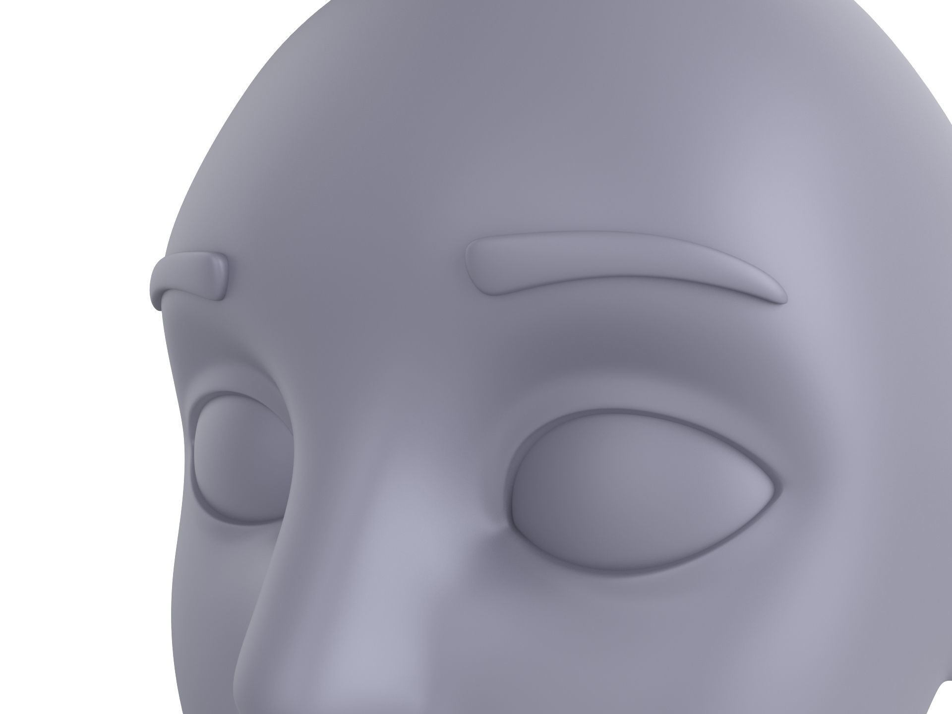 Prop225 Base Head Mesh 3D model | CGTrader
