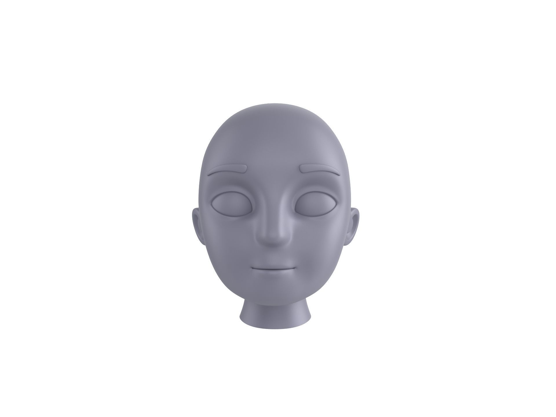 Prop225 Base Head Mesh 3D model | CGTrader