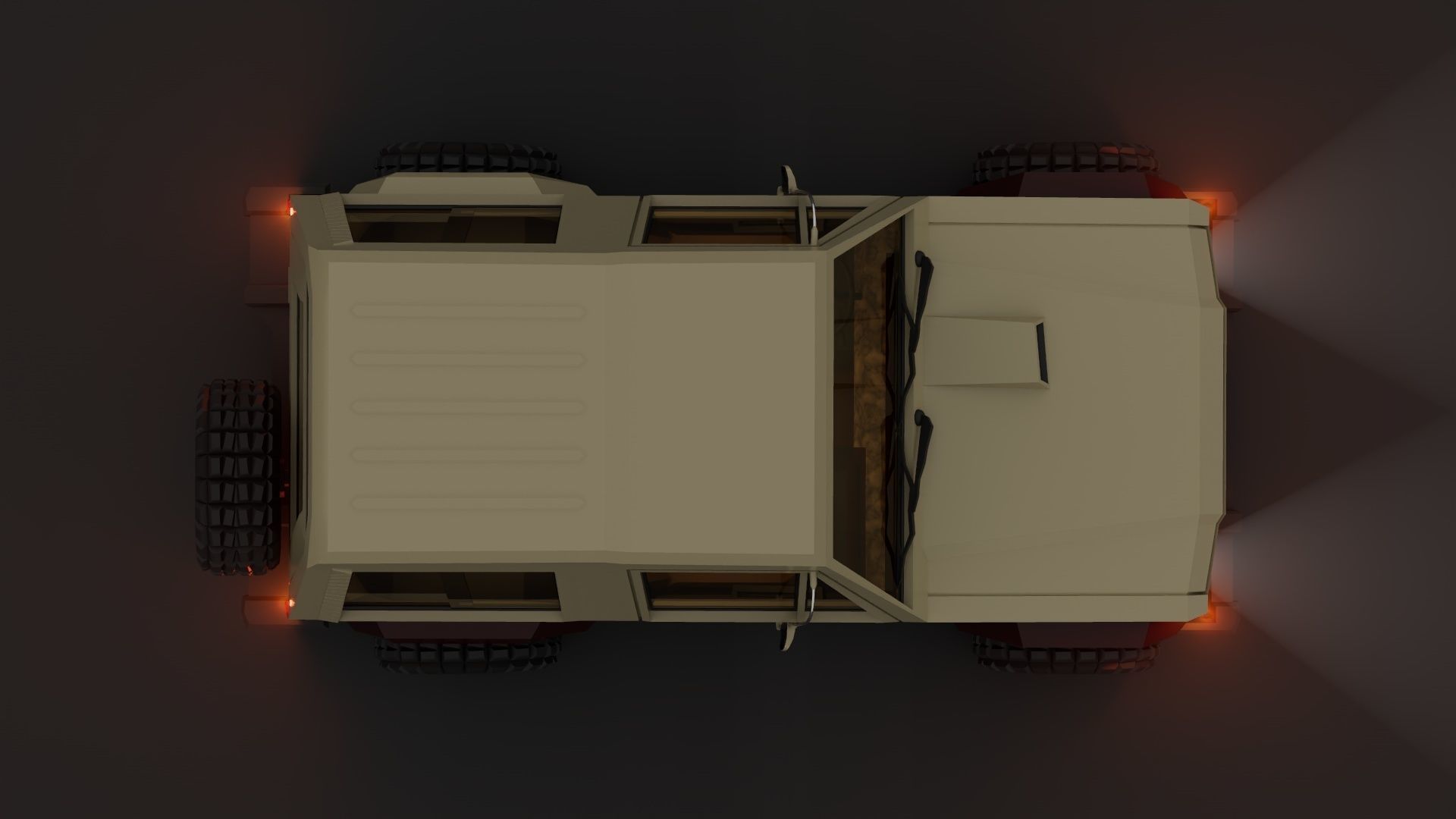 3D model Mitsubishi Pajero Shogun 1990 VR / AR / low-poly | CGTrader