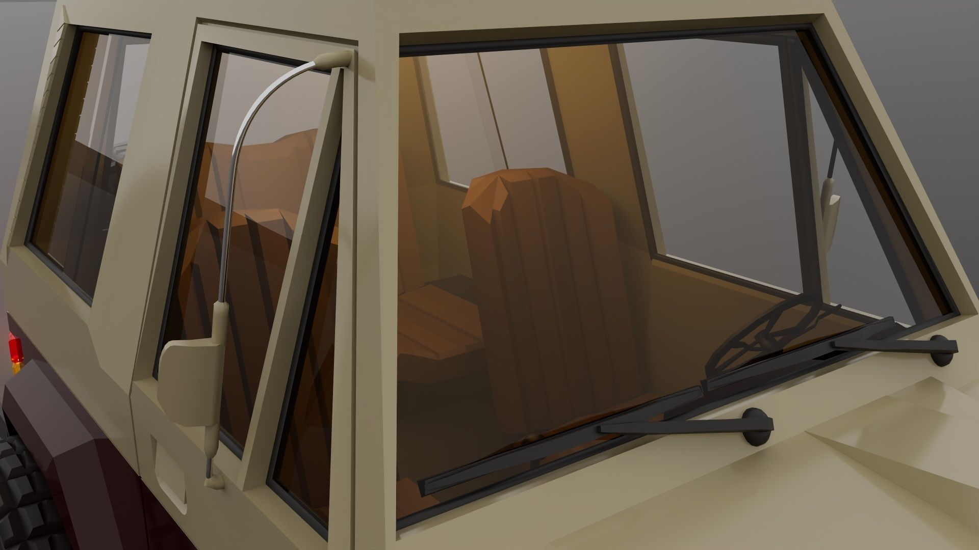 3D model Mitsubishi Pajero Shogun 1990 VR / AR / low-poly | CGTrader