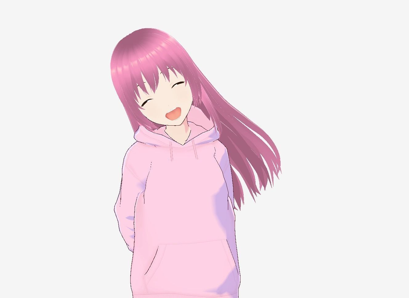 3D model Bocchi the Rock Young VRChat Avatar 3D model VR / AR / low ...