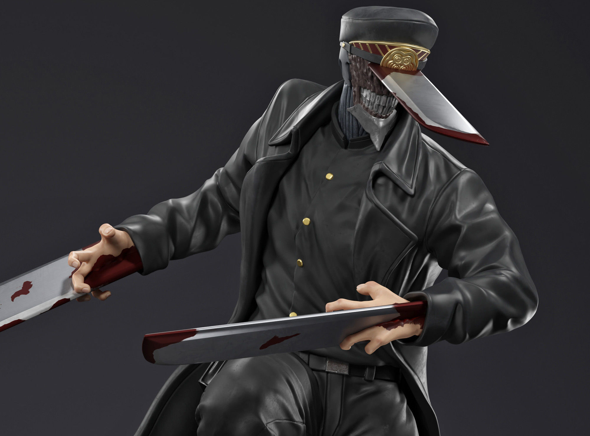 Katana Man from Chainsaw Man 3D model 3D printable | CGTrader