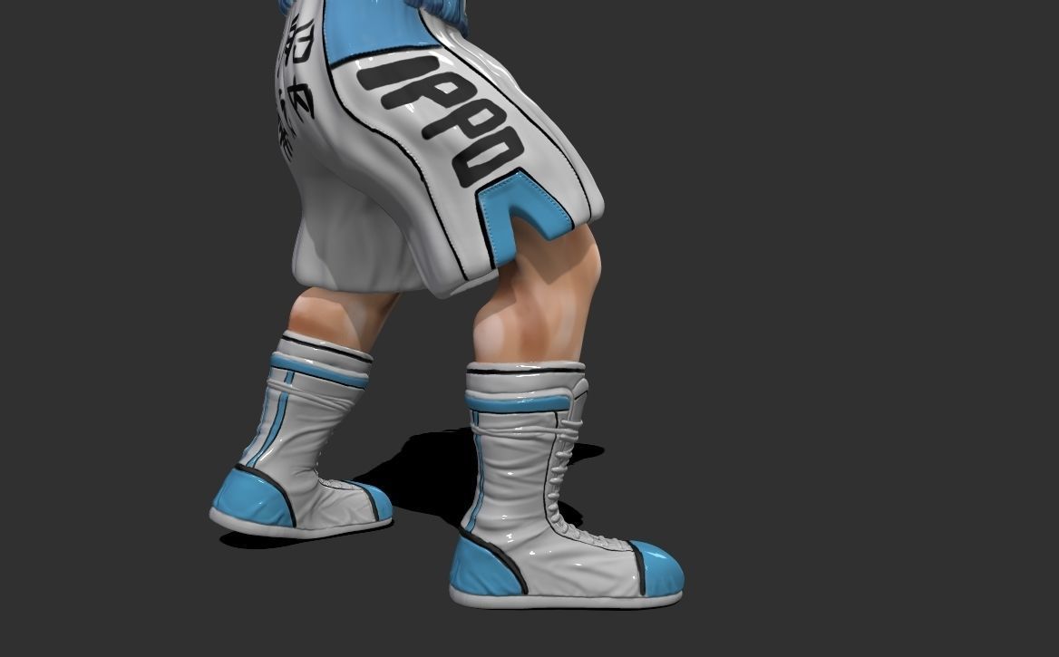 IPPO MAKUNOUCHI - HAJIME NO IPPO 3D model 3D printable | CGTrader