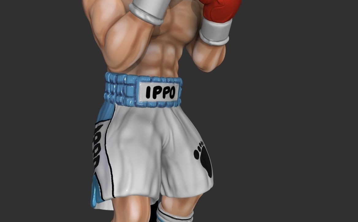 IPPO MAKUNOUCHI - HAJIME NO IPPO 3D model 3D printable | CGTrader
