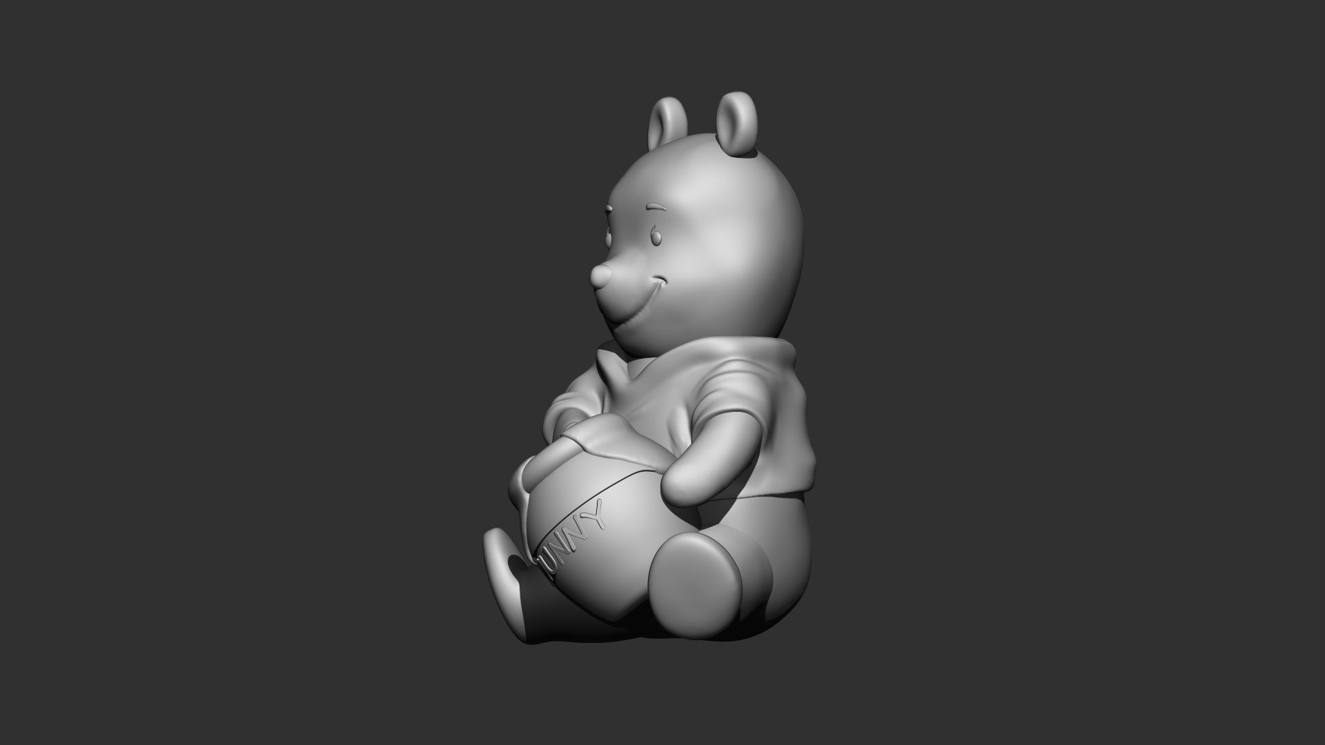 pooh Winnie the Pooh teddy bear 3D model | CGTrader