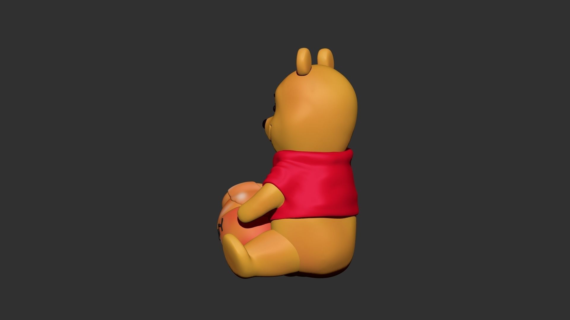 pooh Winnie the Pooh teddy bear 3D model | CGTrader