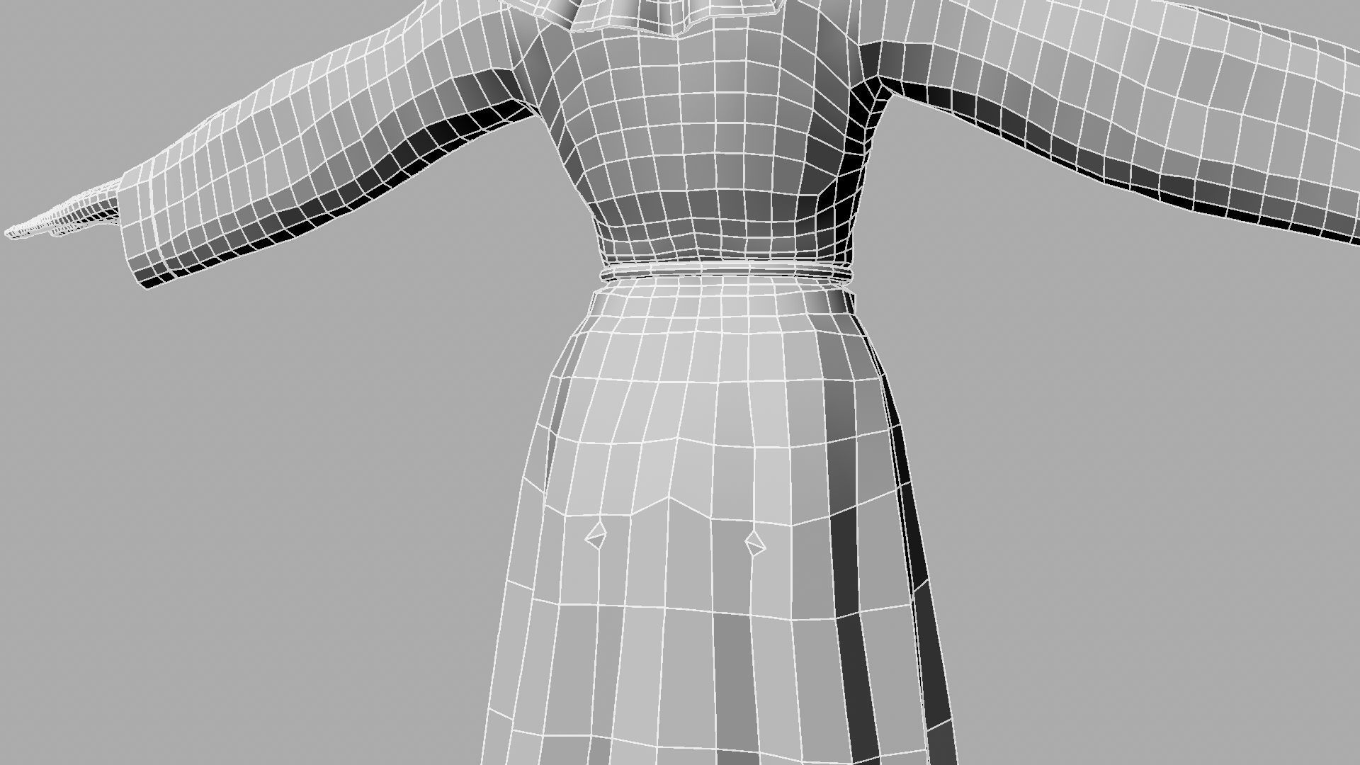Christian nun 3D model | CGTrader