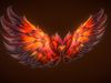 3D model Animated Phoenix Wings with Makehuman Base Model VR / AR / low ...