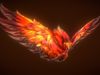3D model Animated Phoenix Wings with Makehuman Base Model VR / AR / low ...
