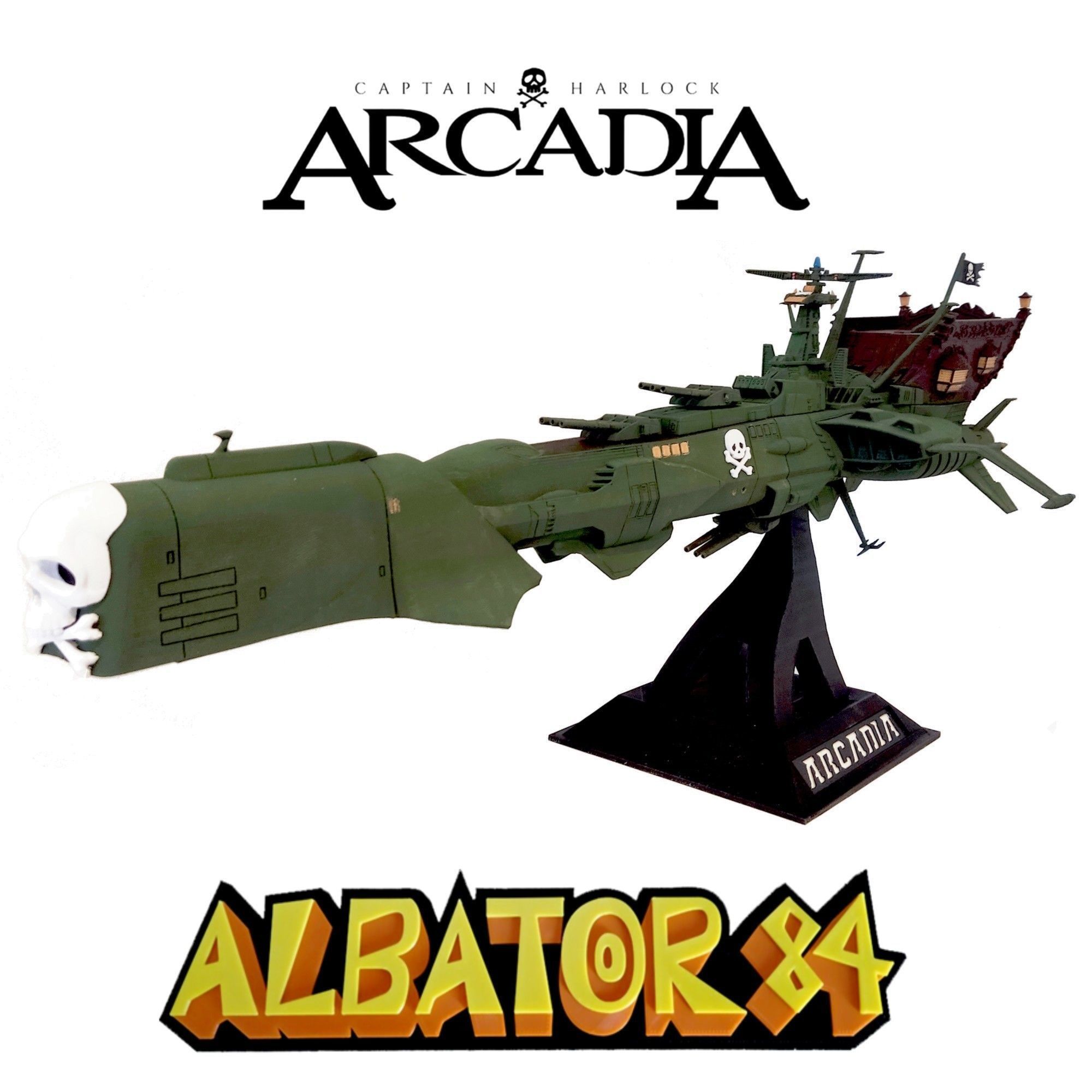 CAPTAIN HARLOCK ARCADIA READY TO PRINT 3D model 3D printable | CGTrader