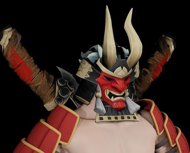 Danjie fortnite demon skins 3D model animated rigged | CGTrader