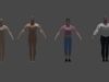 Low-Poly Characters Pack free VR / AR / low-poly 3D model | CGTrader