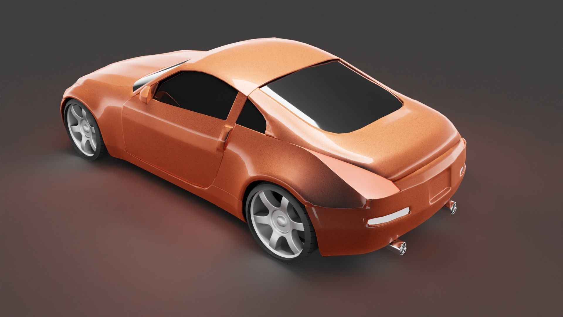 Nissan 350Z sports car free 3D model | CGTrader