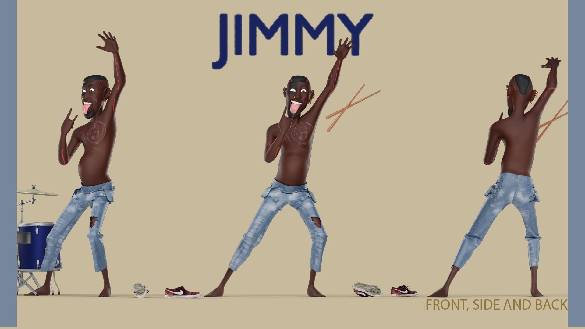 3D model JIMMY RIG MAYA VERSION VR / AR / low-poly | CGTrader