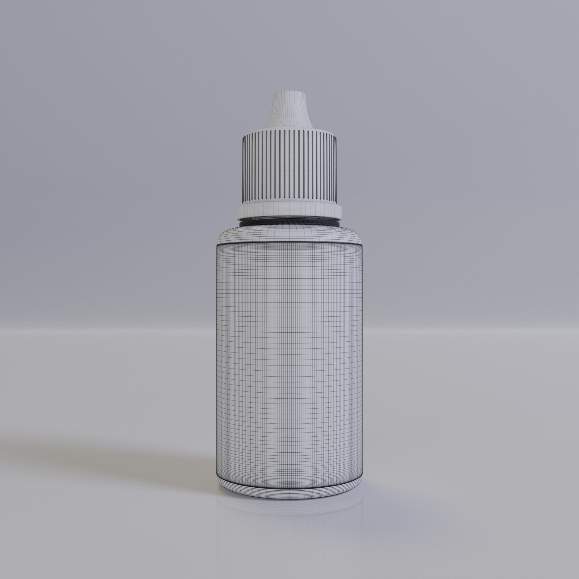 25g Standard Plastic Bottle 3D model | CGTrader