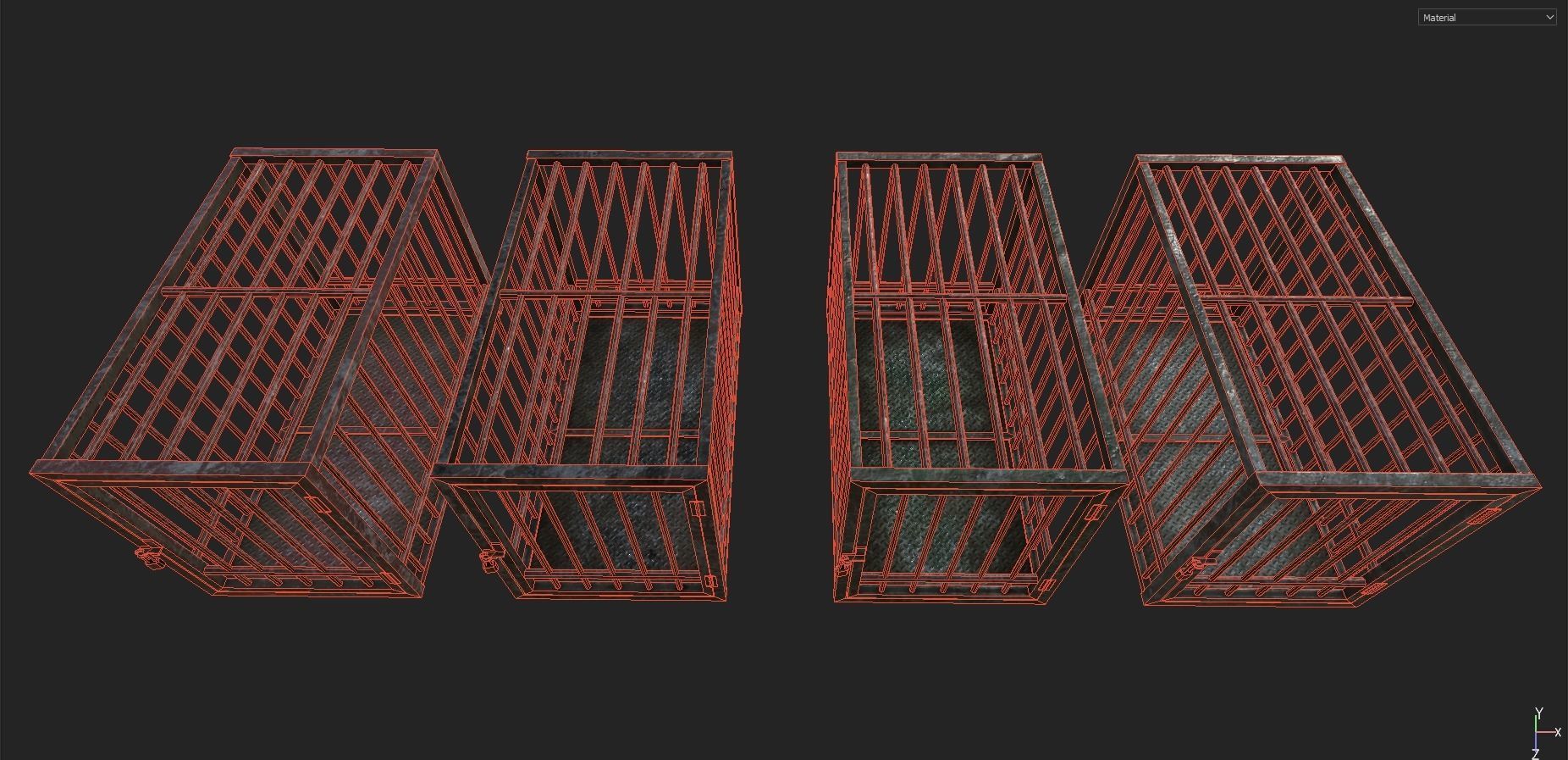3D model Cages Pack VR / AR / low-poly | CGTrader