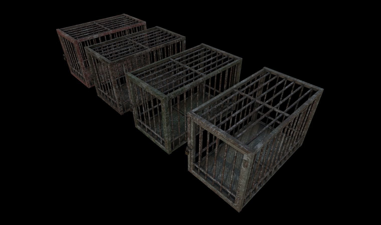 3D model Cages Pack VR / AR / low-poly | CGTrader