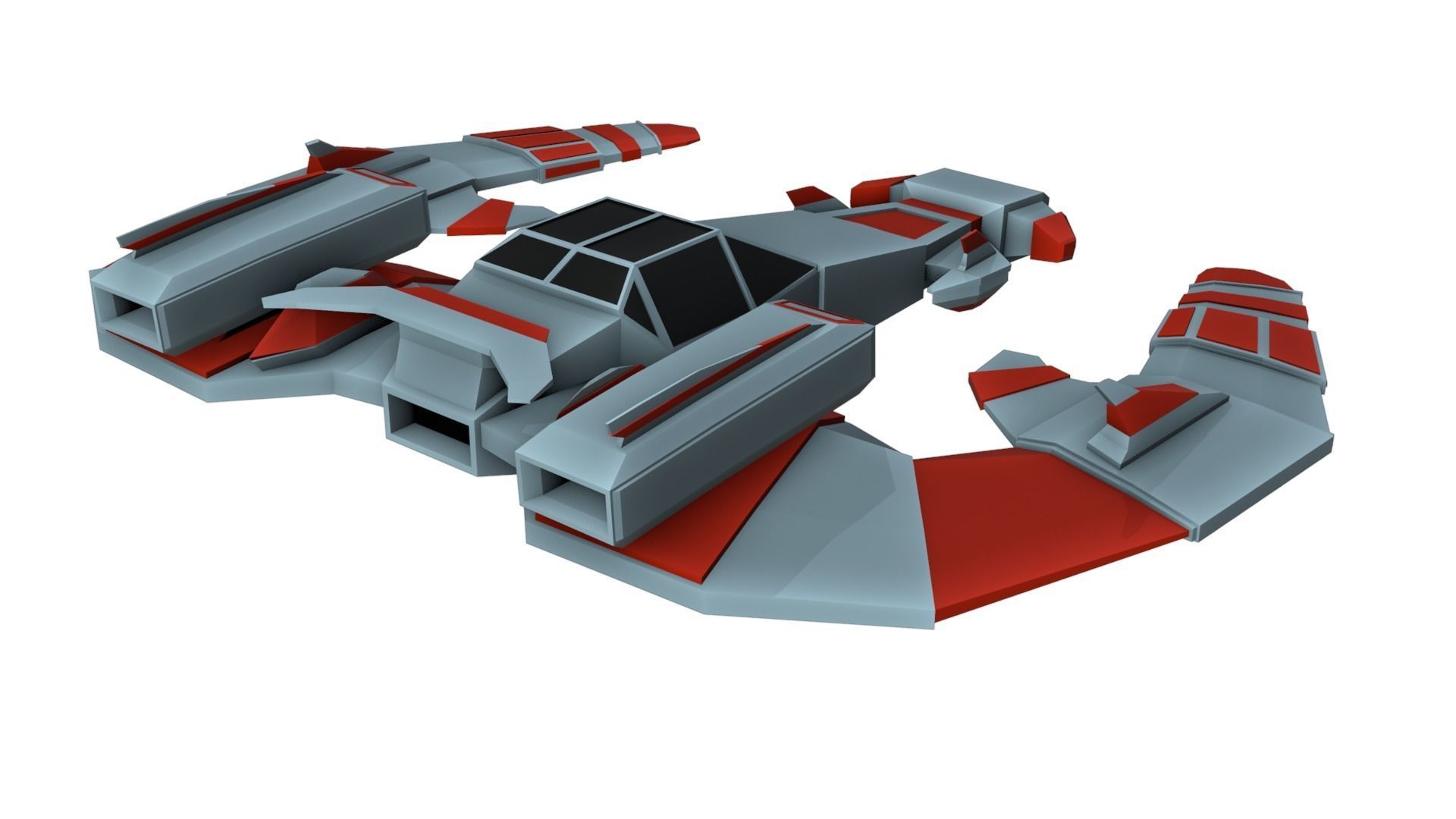 3D model Low-poly spaceship star wars VR / AR / low-poly | CGTrader