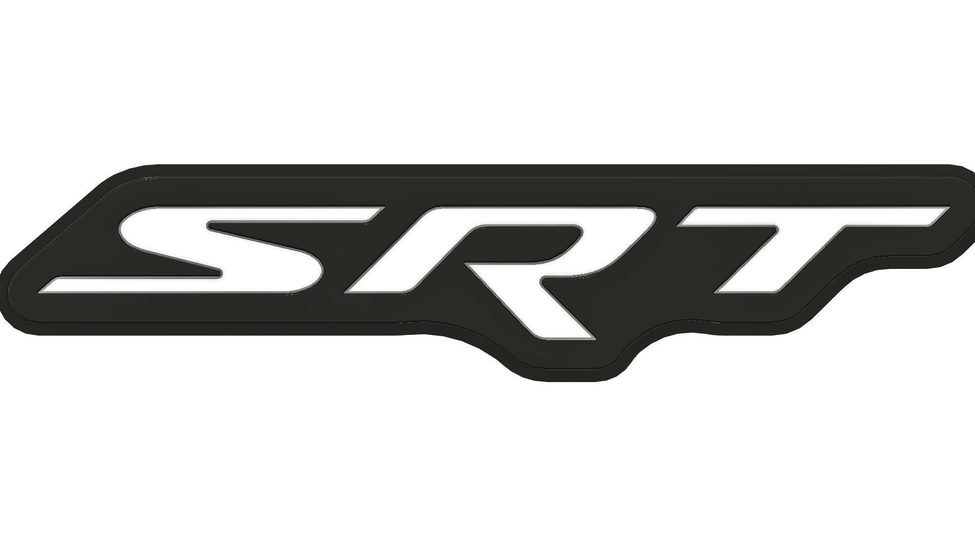 SRT Logo for Bumper whit LED Two Avaiable Versions 3D model 3D ...