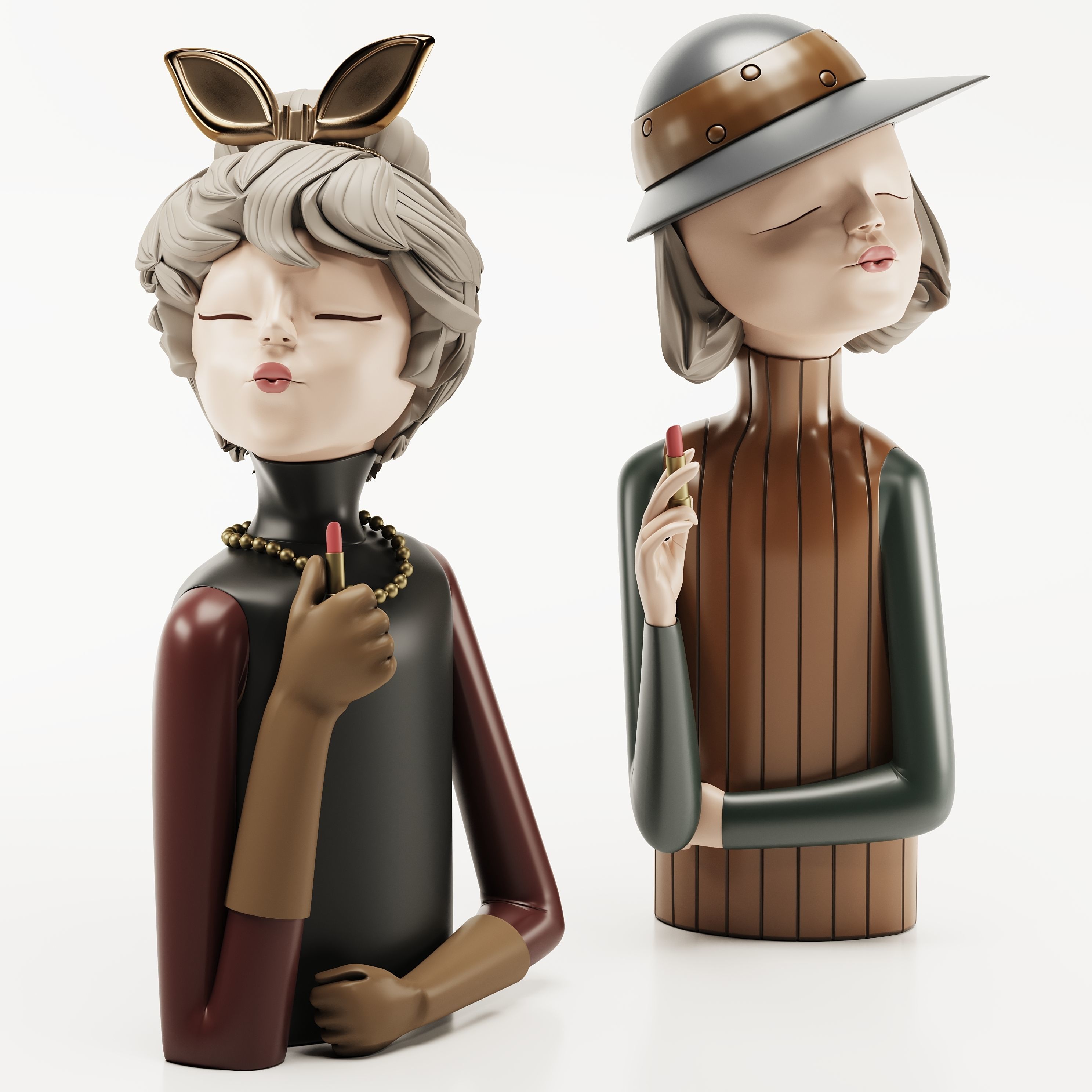 3D model decorative cute doll VR / AR / low-poly | CGTrader