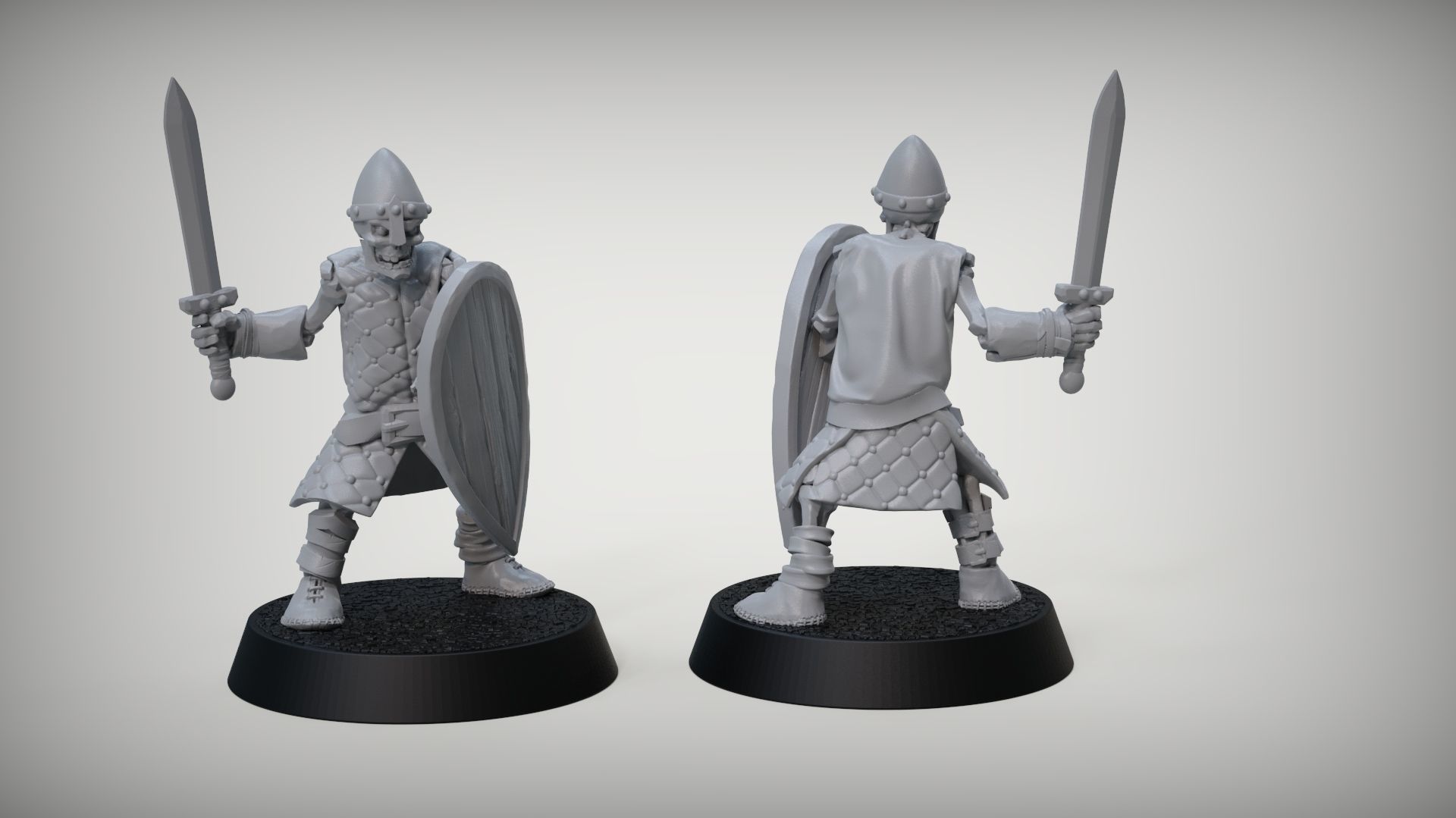 Medieval skeletons 3D model 3D printable | CGTrader