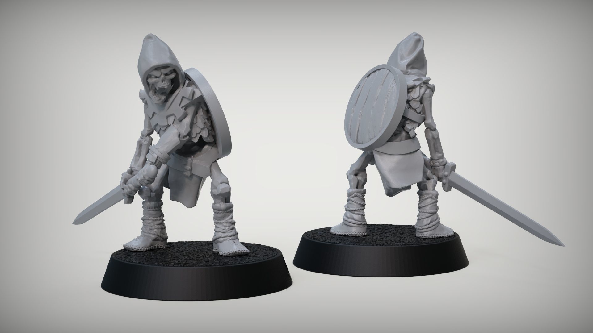 Medieval skeletons 3D model 3D printable | CGTrader