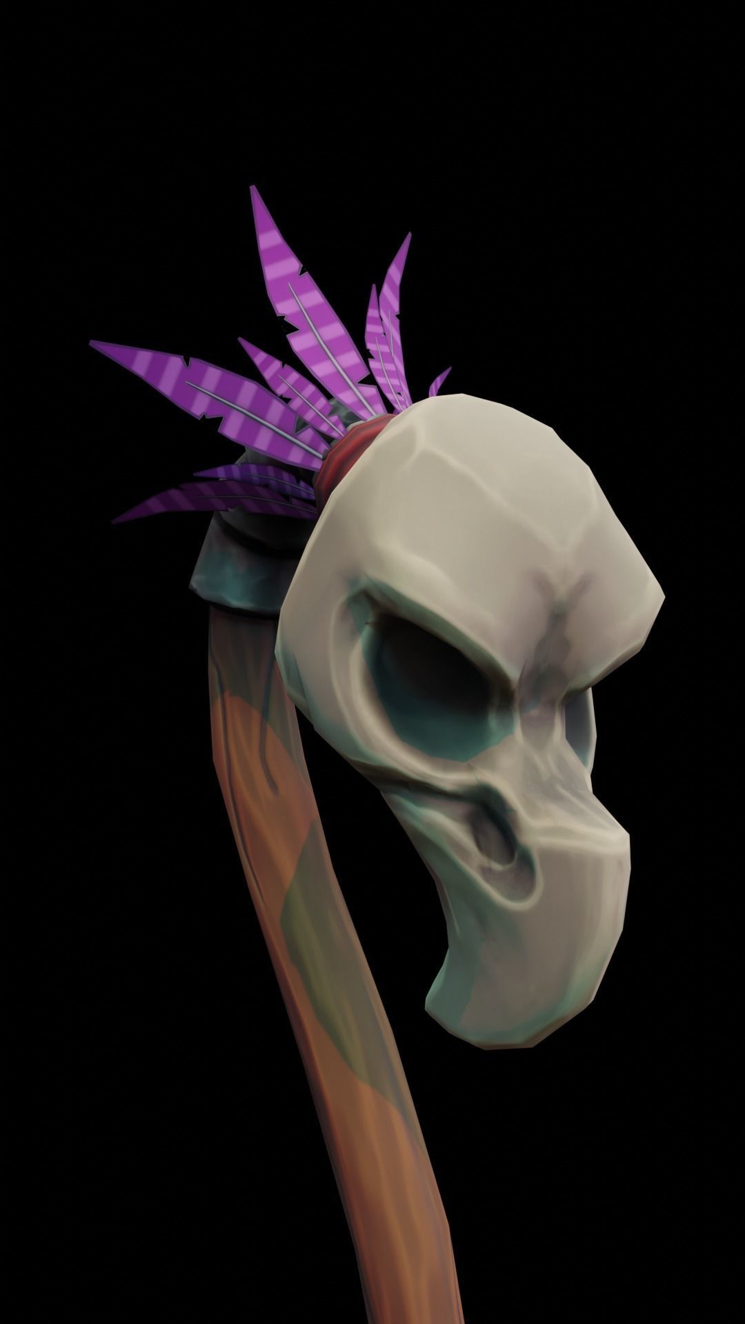 3D model Stylized Scepter VR / AR / low-poly | CGTrader