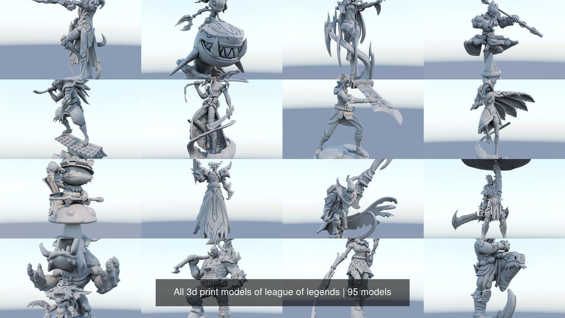 All 3d print models of league of legends 3D Model Collection 3D ...
